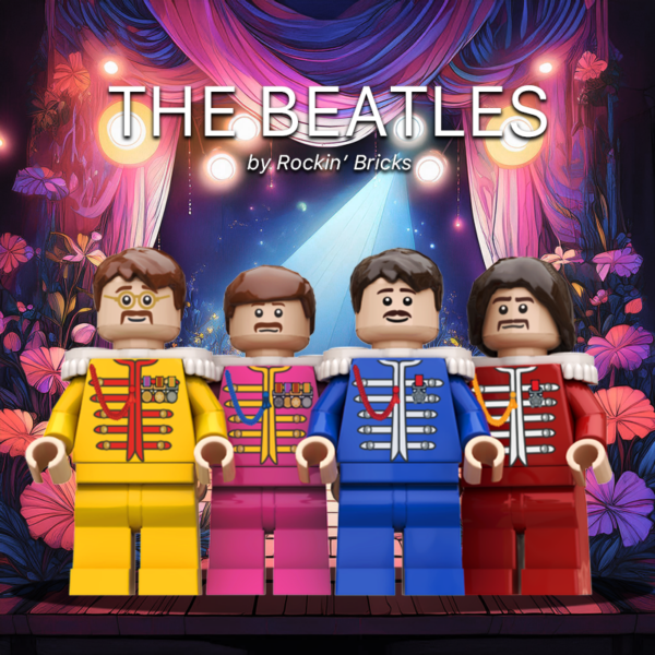 Beatles minifigs custom printed