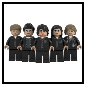 Led Zeppelin minifigs custom printed